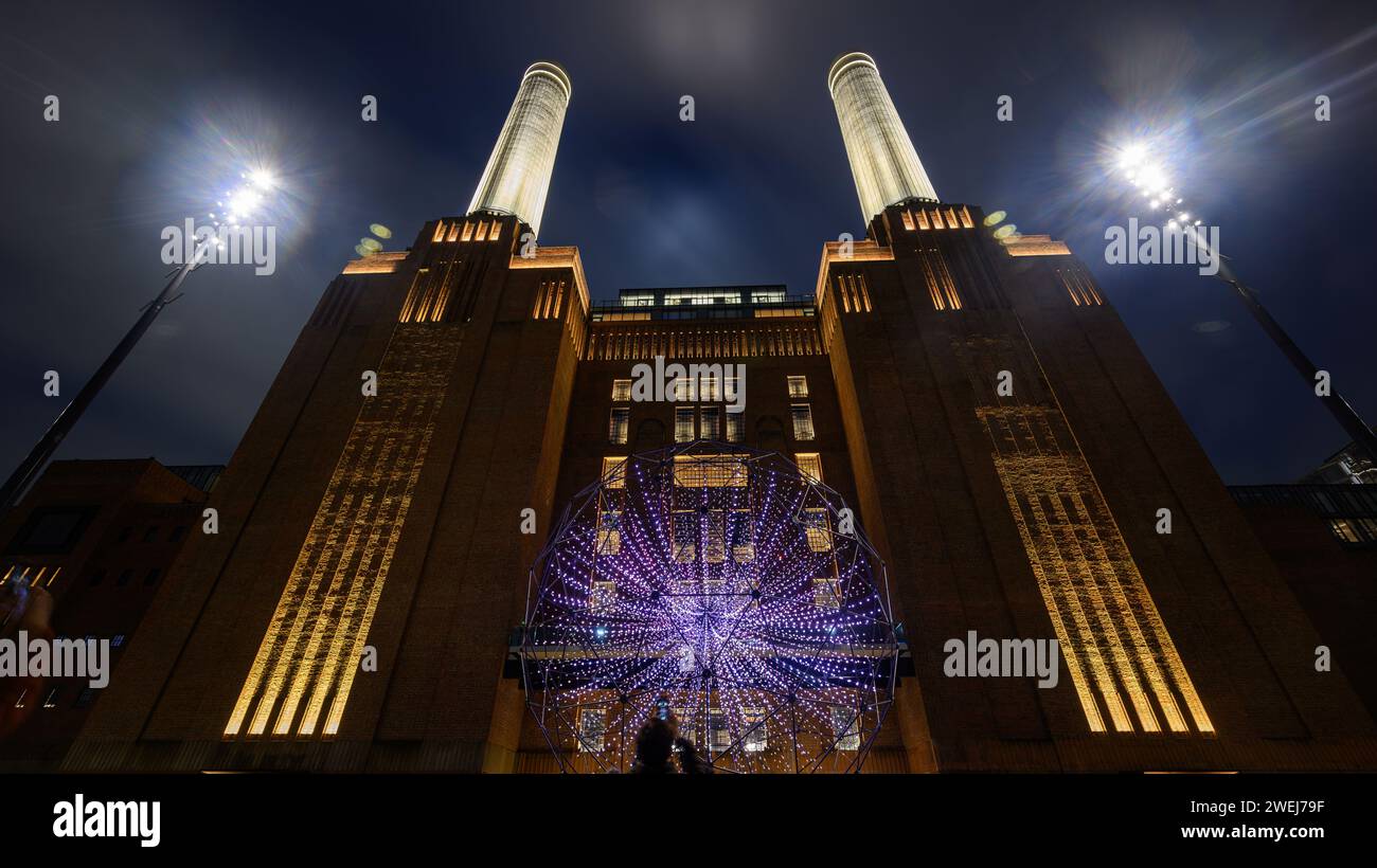 London, UK, 25th January 2024, Battersea Power Station’s annual Light ...