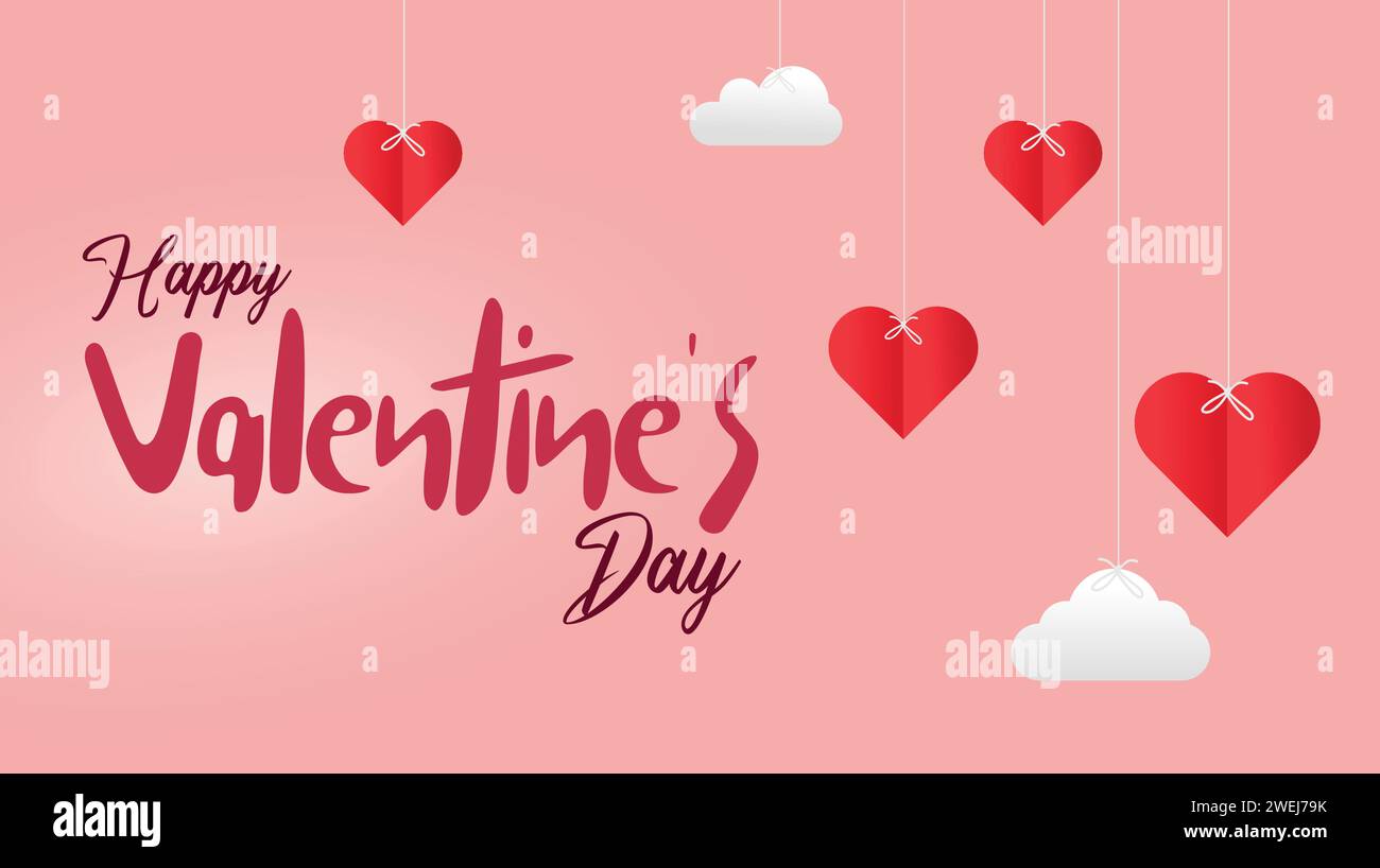 Valentines Day Banner Vectorial Art Stock Vector Image And Art Alamy