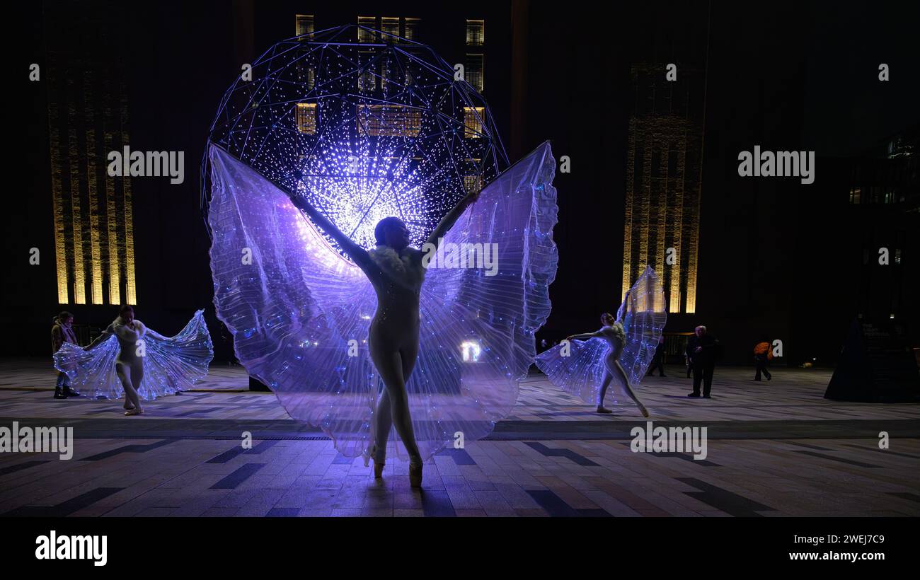 London, UK, 25th January 2024, Battersea Power Station’s annual Light ...