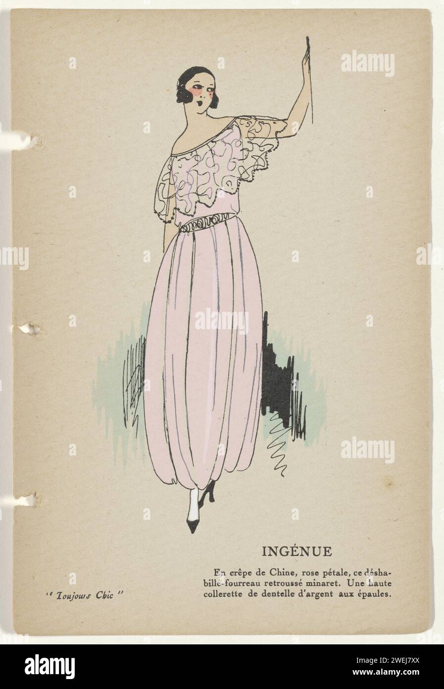 Always chic Deshabilles, winter 1921-1922: Ingenue, 1921 - 1922 Print ...