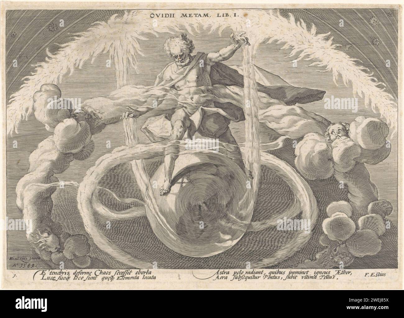 The creation of the four elements, 1589 print The four elements are ...
