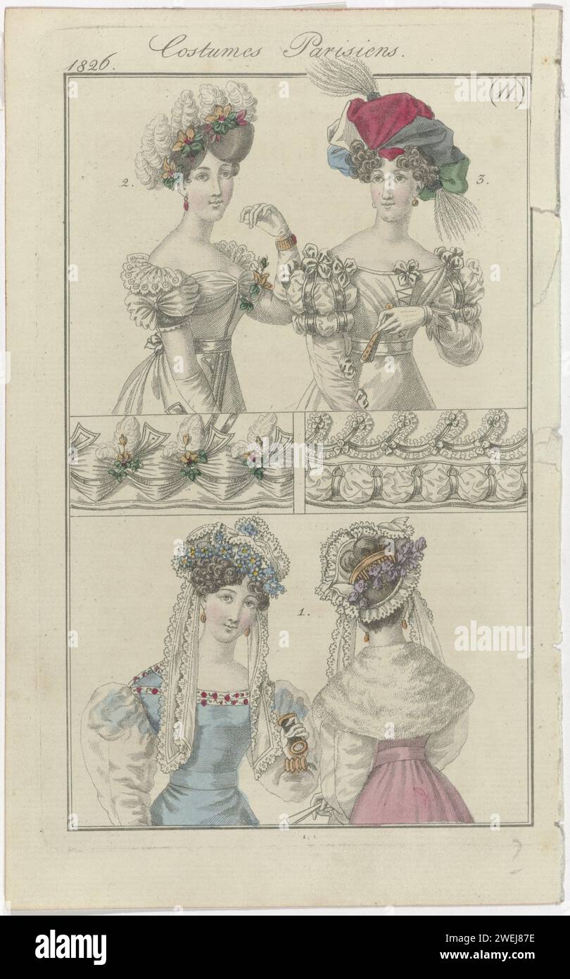Journal of the ladies and fashions, editis Frankfurt 1826, Parisian ...