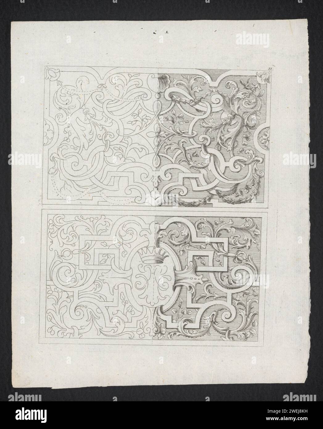 Two rocaille decorations hi-res stock photography and images - Alamy