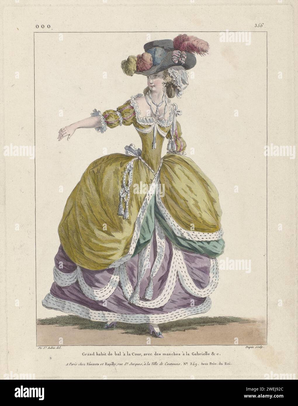 Marie antoinette in a court dress hi-res stock photography and images ...