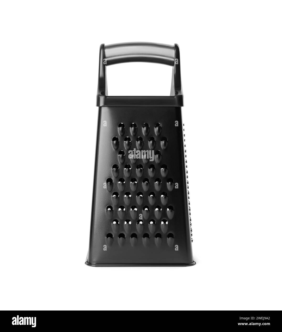 New black grater isolated on white. Cooking utensils Stock Photo - Alamy