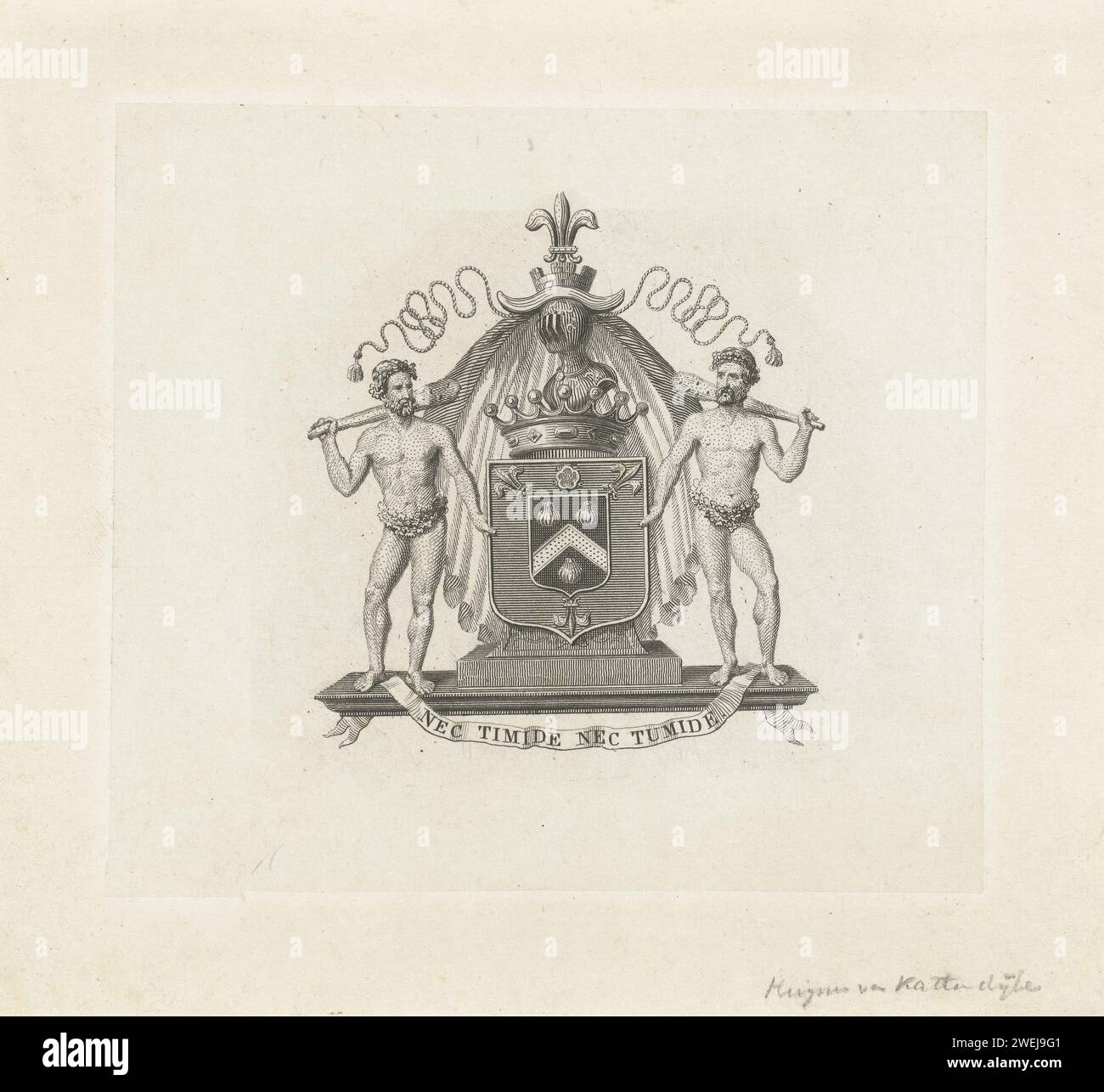 Coat of arms of the Zeeland Huyssen van Kattendijke, Henricus Wilhelmus ...