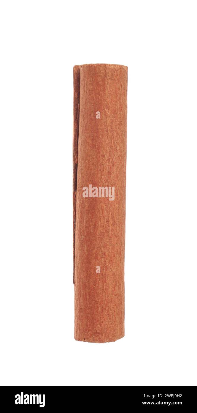 Dry aromatic cinnamon stick isolated on white Stock Photo - Alamy
