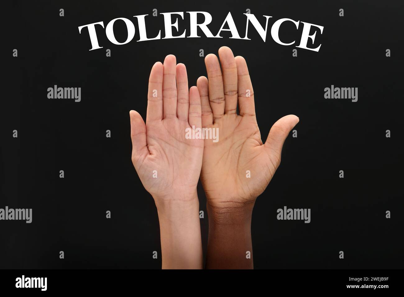 Different races hands hi-res stock photography and images - Alamy