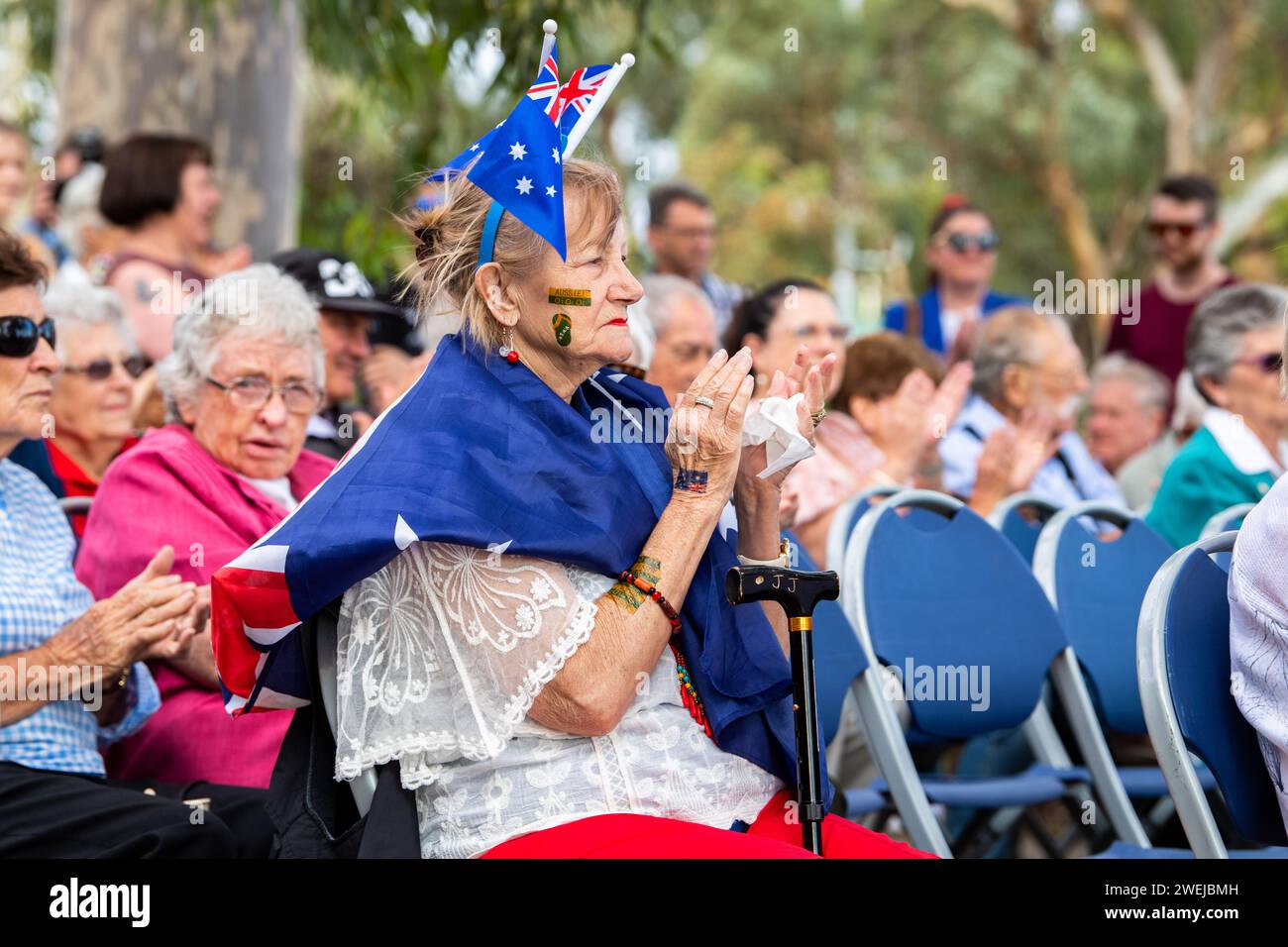 Sydney, Australia. 26th Jan, 2024. Judith Johnson during the Australia ...