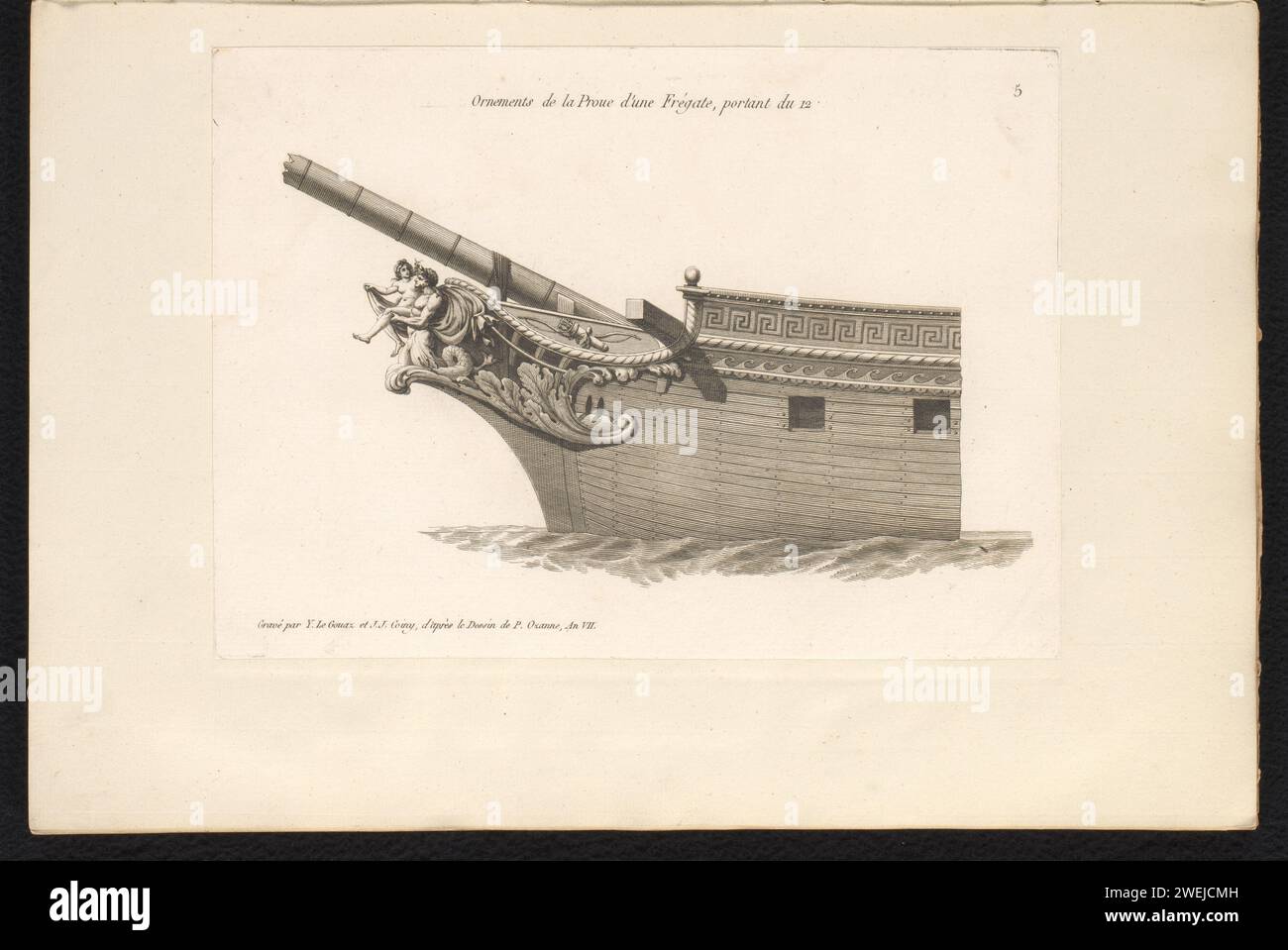 Engraving of a figurehead engraving hi-res stock photography and images ...