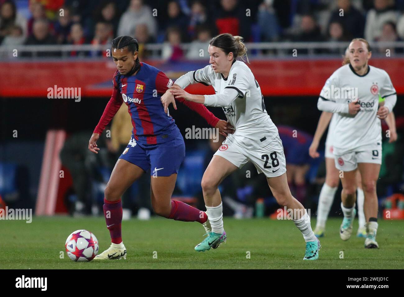 Barcelona, Spain. 25th Jan, 2024. Esmee Brugts (24 FC Barcelona ...