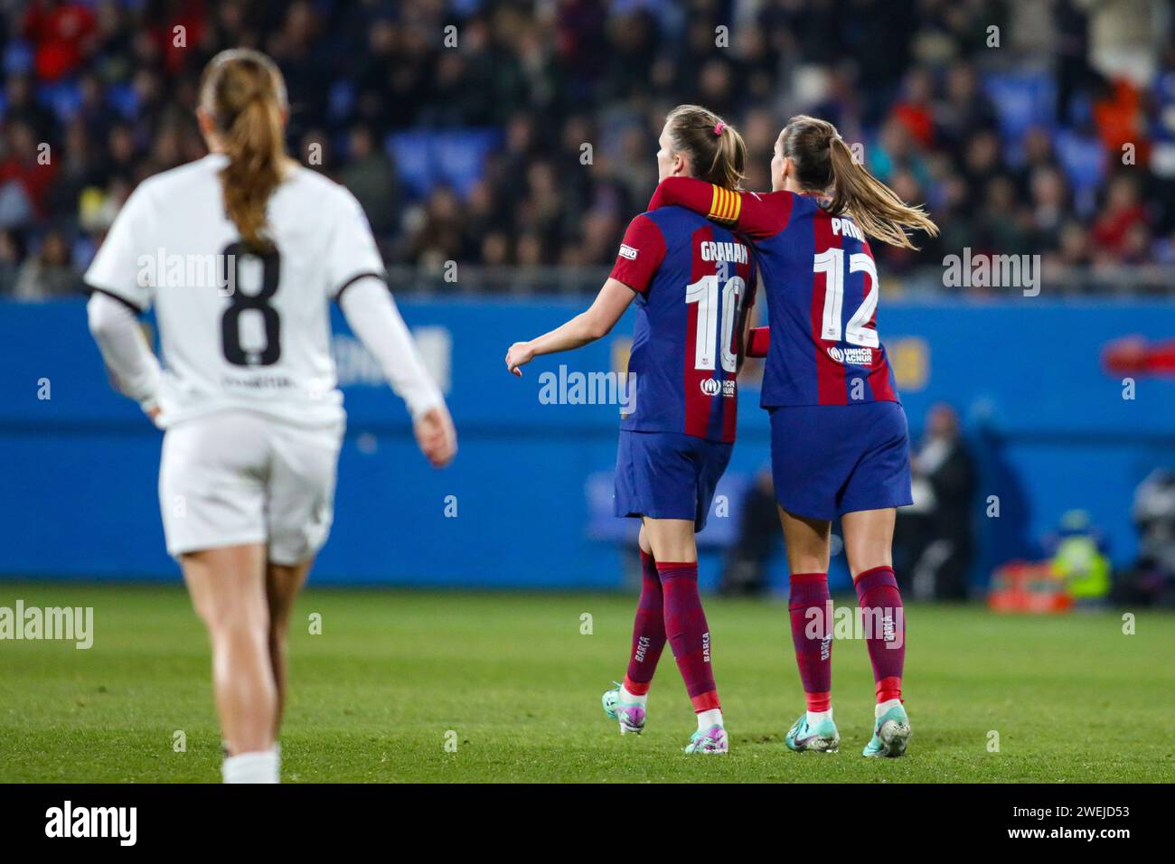 Barcelona, Spain. 25th Jan, 2024. Caroline Graham Hansen (10 FC ...