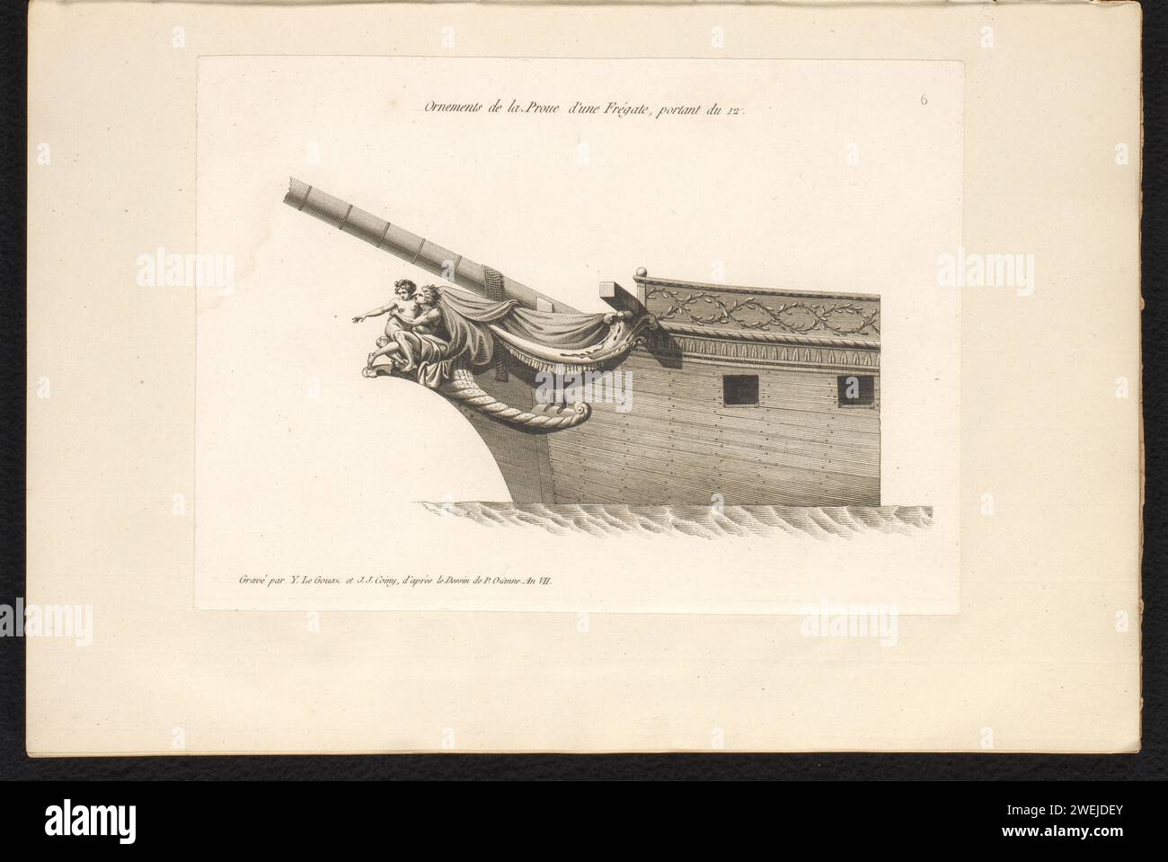 Engraving of a figurehead engraving hi-res stock photography and images ...