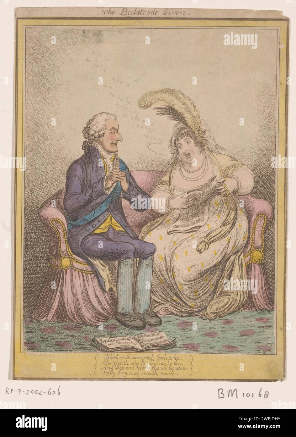 The Duke of Portland and Elizabeth Billington, James Gillray, 1803 ...