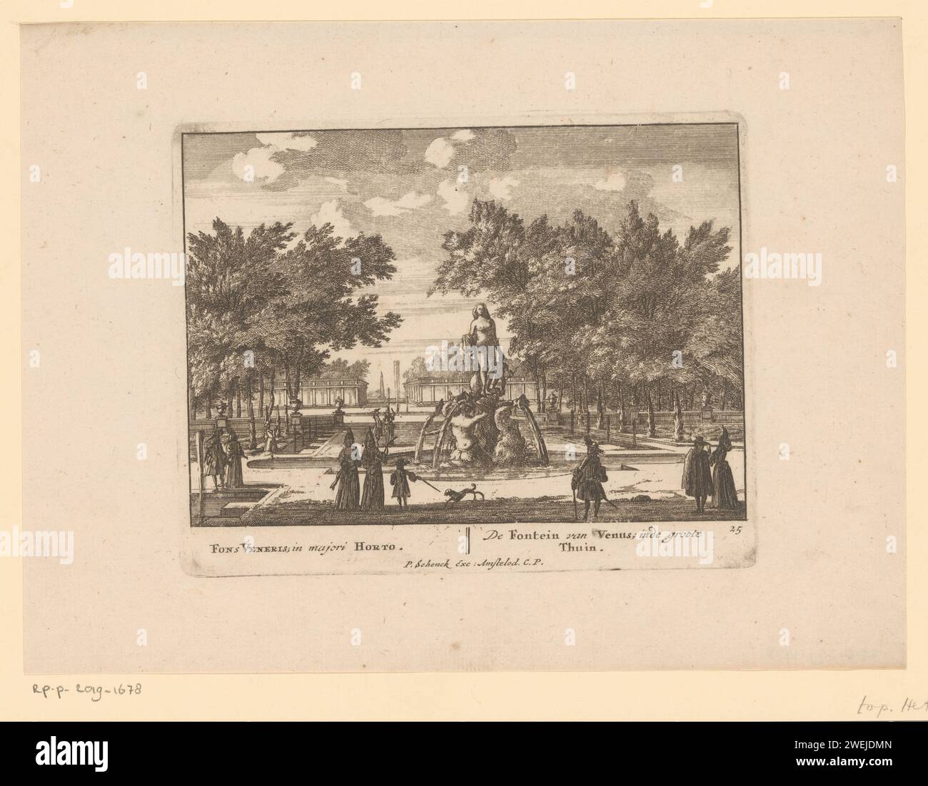 Venus Fontein in the garden of Paleis Het Loo, Jan van Call (I), c ...