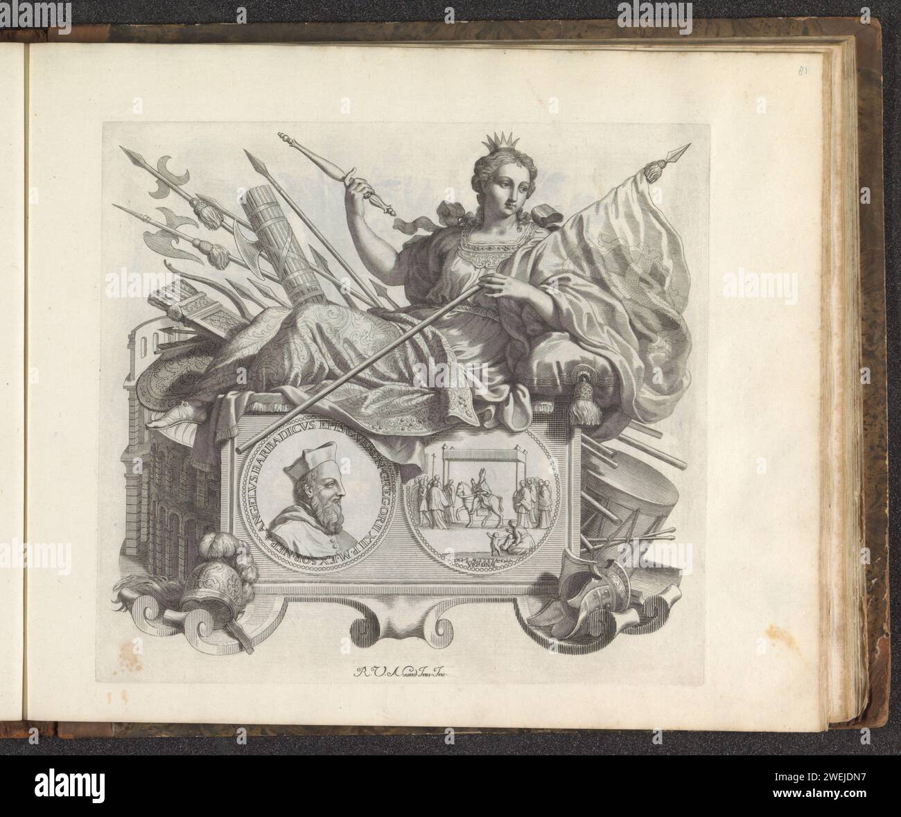 Portrait of Angelo Barbarigo and the personification of Italy, Robert ...