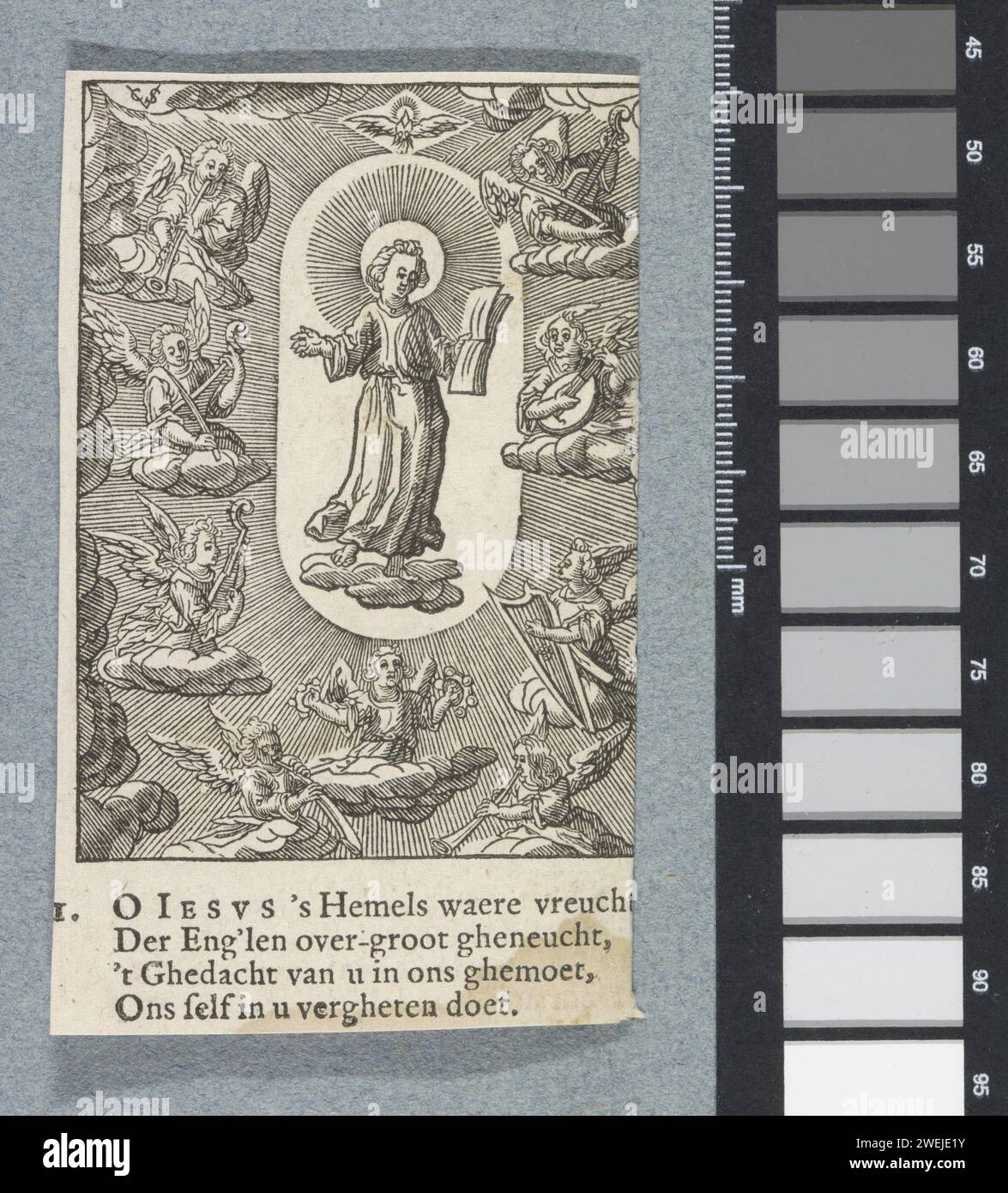 Christkind Surrounded by musician Engelen, 1629 print Musical angels ...