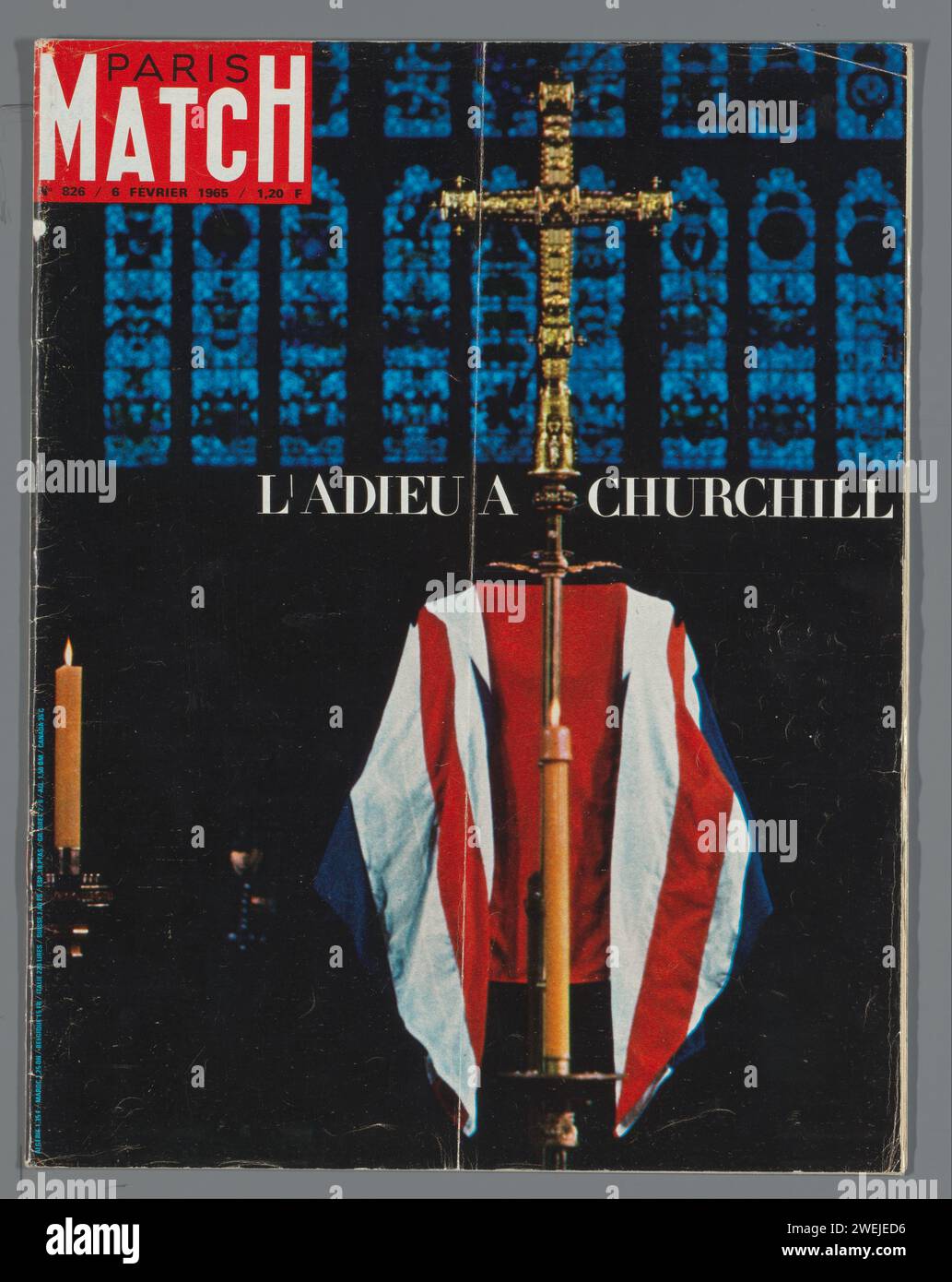 Copy of the magazine 'Paris Match' of 6 February 1965 on the funeral of ...