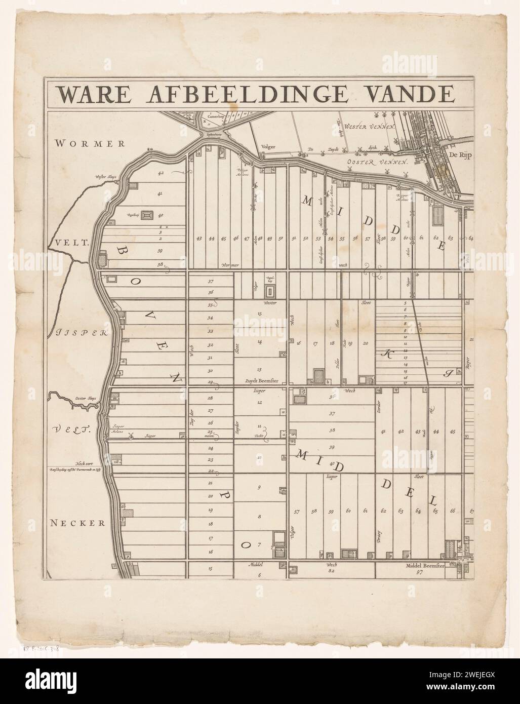 Beemster map hi-res stock photography and images - Alamy