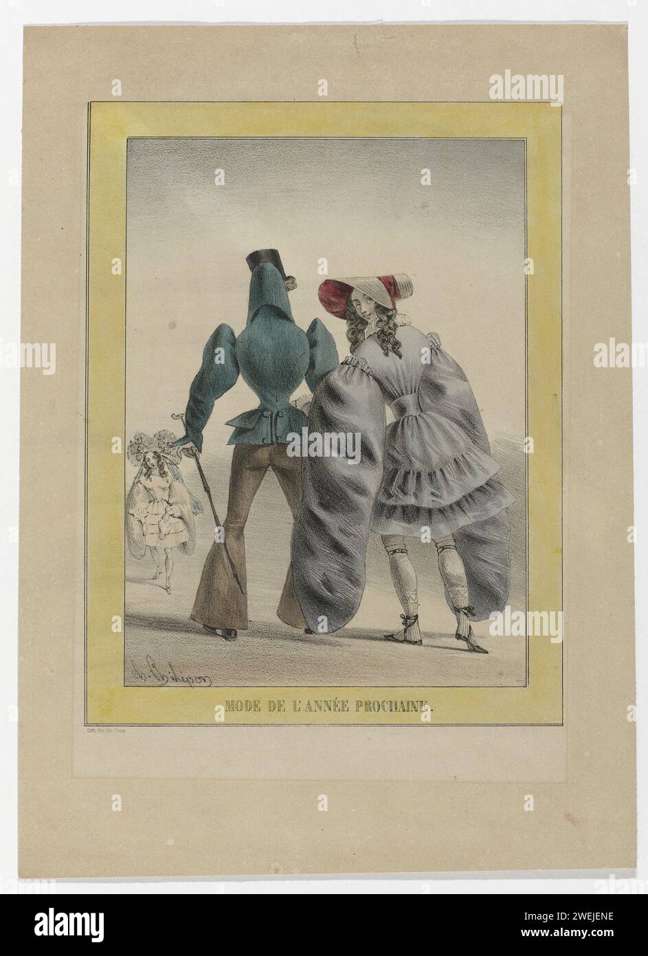 Fashion plates 1830 hi-res stock photography and images - Alamy