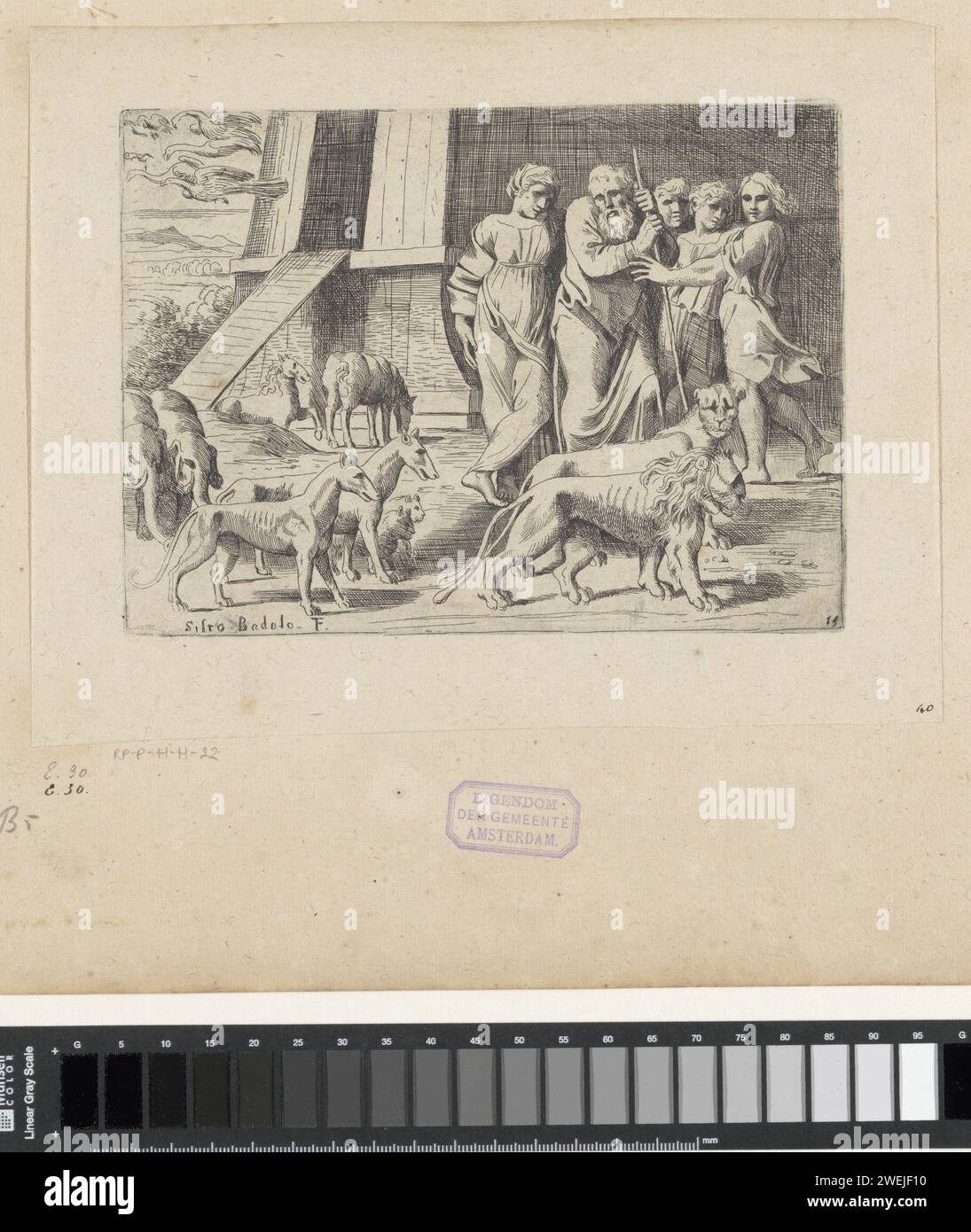 Noah and the animals leave the ark hi-res stock photography and images ...