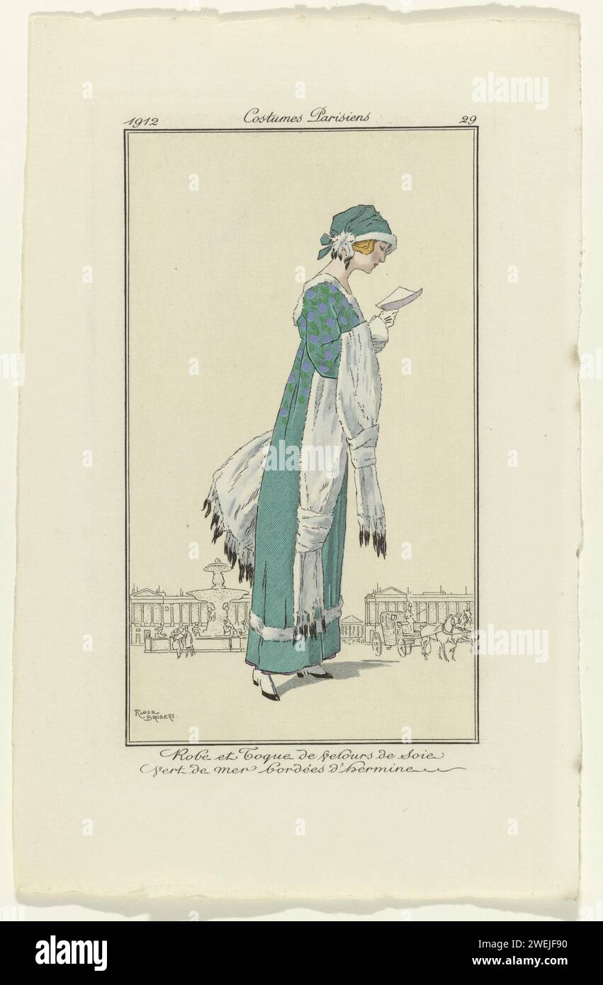 Journal of the ladies and fashions, 1912, Parisian costumes, no. 29 ...