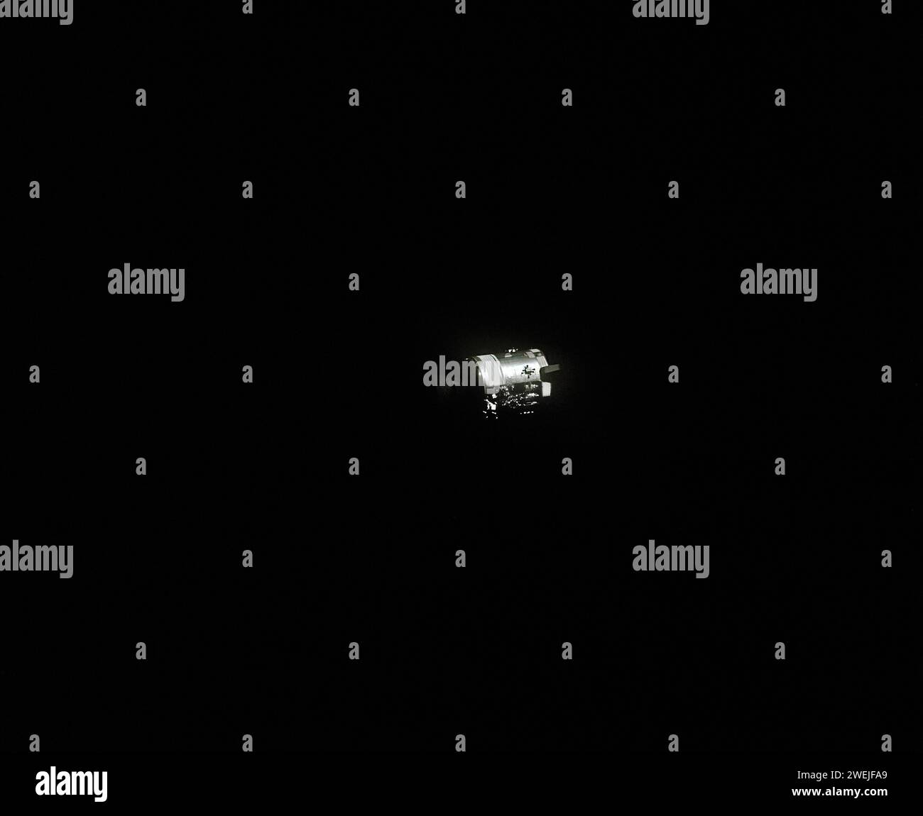 Severely damaged Apollo 13 Service Module photographed from Lunar ...