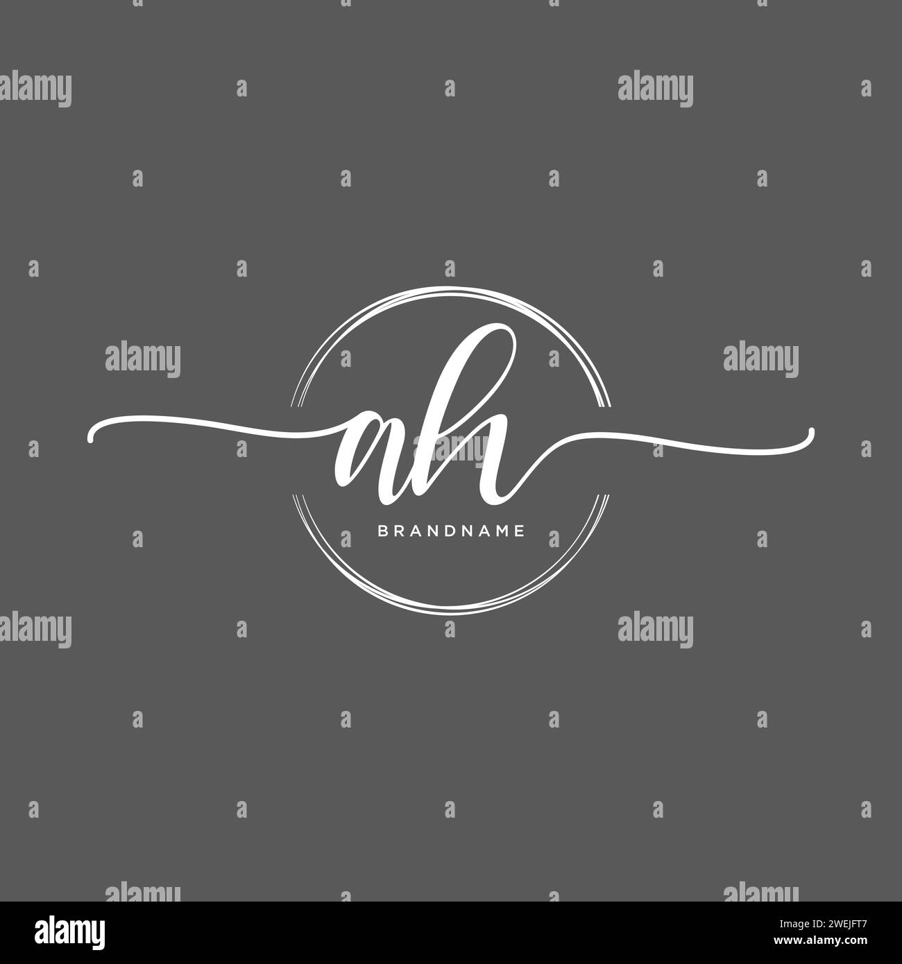 Ah circle logo hi-res stock photography and images - Alamy