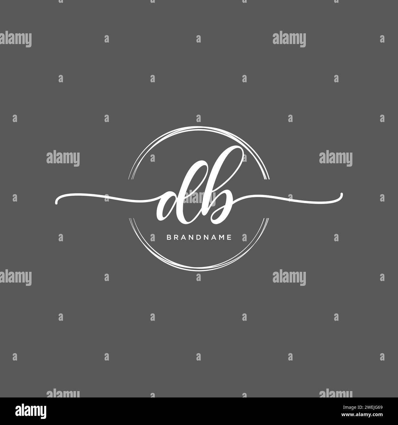Db initial logo Black and White Stock Photos & Images - Alamy