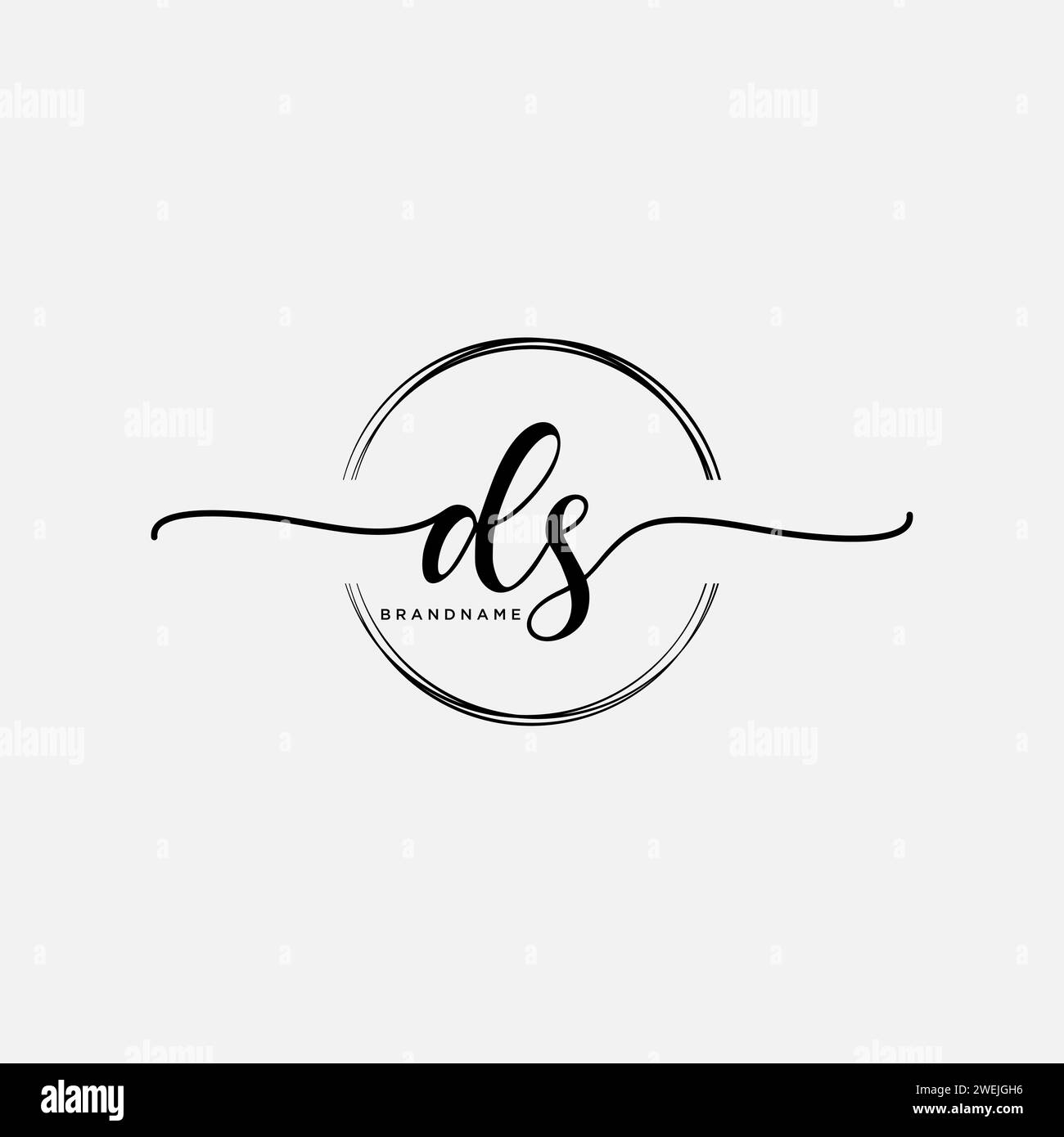 Letter ds logo Black and White Stock Photos & Images - Alamy