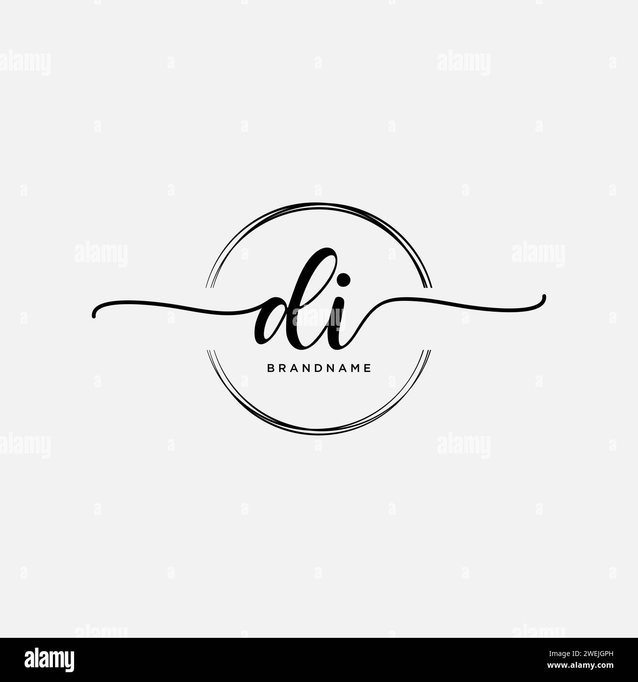 Letter di logo vector vectors hi-res stock photography and images - Alamy