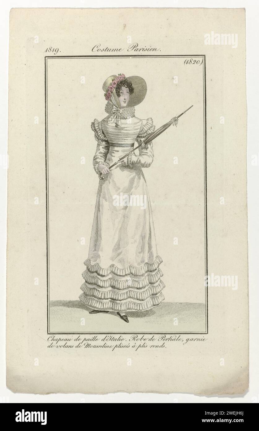 Journal of the ladies and fashions, Parisian costume, June 5, 1819 ...