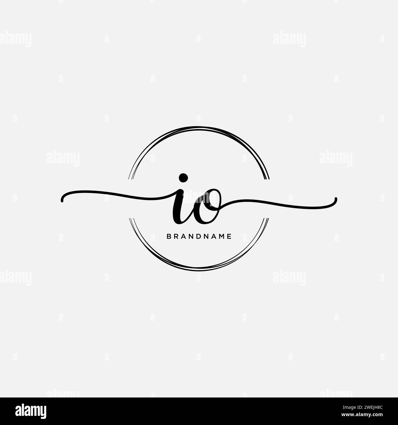 Io logo vector vectors hi-res stock photography and images - Alamy