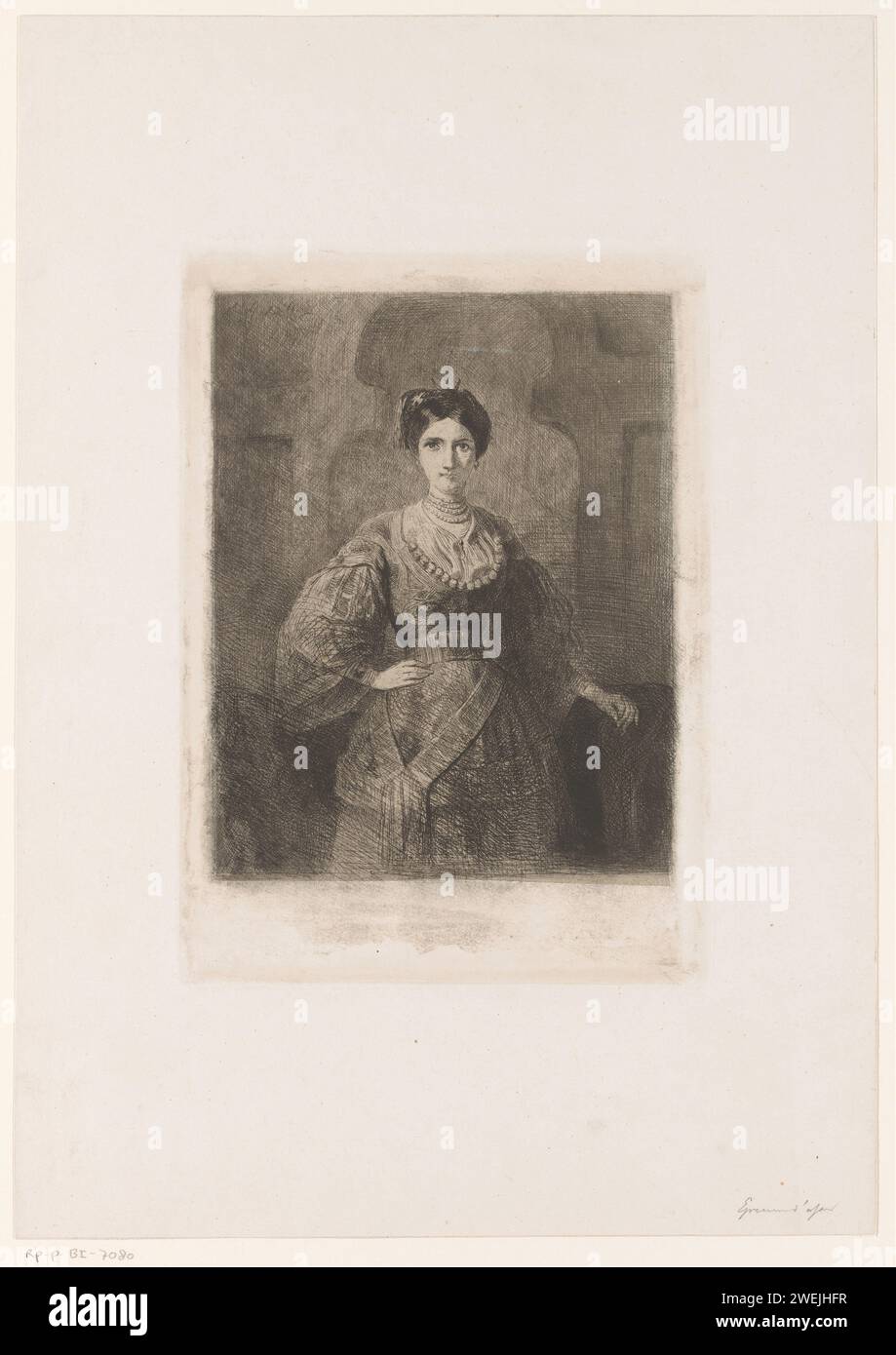Portrait of an unknown young woman in Turkish traditional costume ...