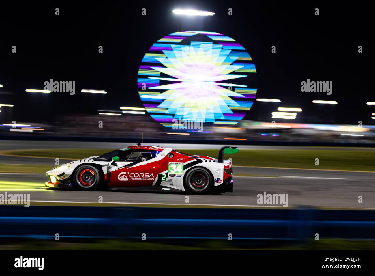 Daytona Beach, Etats Unis. 25th Jan, 2024. 34 FRANCO Manny (usa), COSTA ...