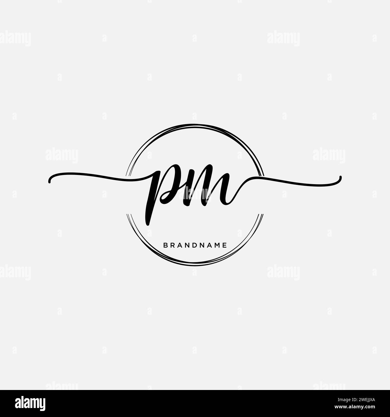 Pm modern logo Black and White Stock Photos & Images - Alamy