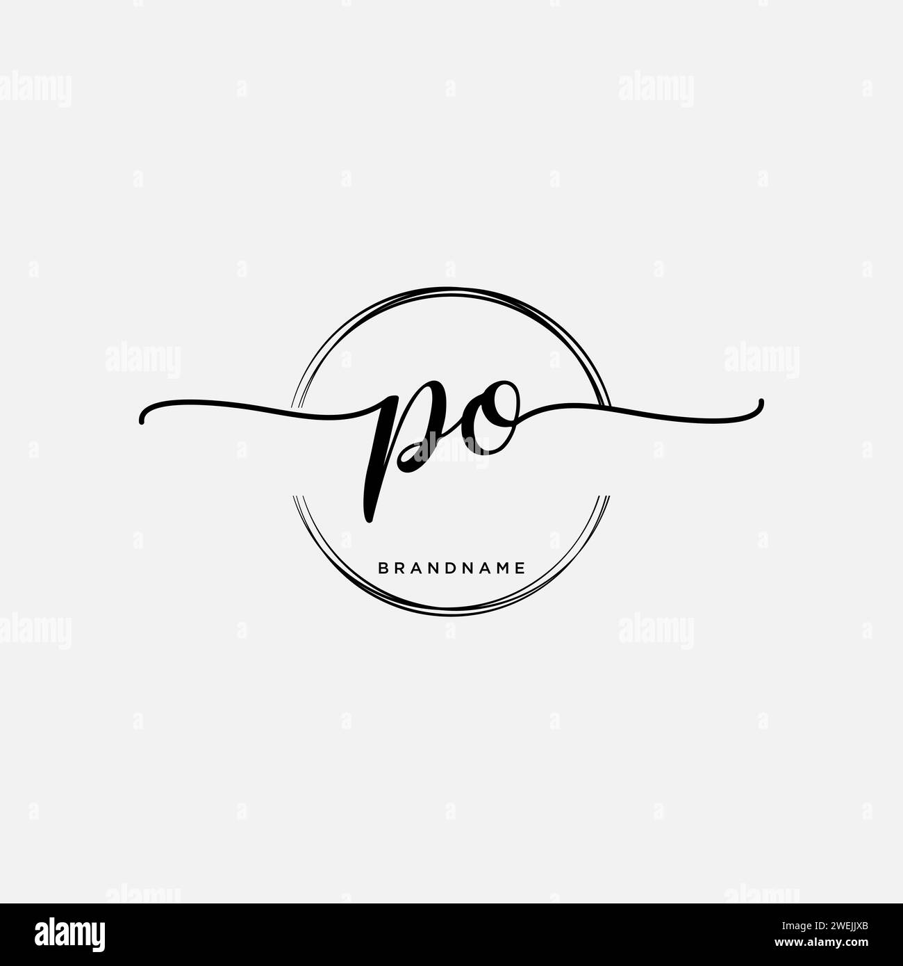 Initial po Black and White Stock Photos & Images - Alamy