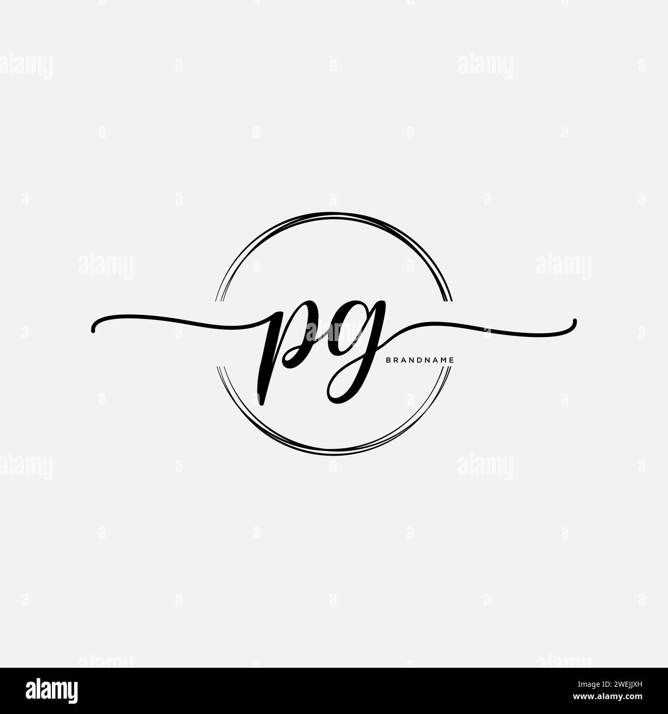 Initial letter pg Stock Vector Images - Alamy