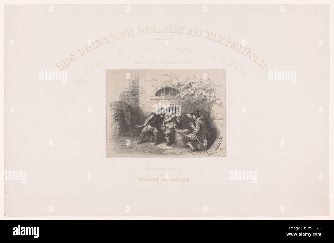 Card -playing soldiers, Charles Billoin, After Jean Baptiste Madou ...