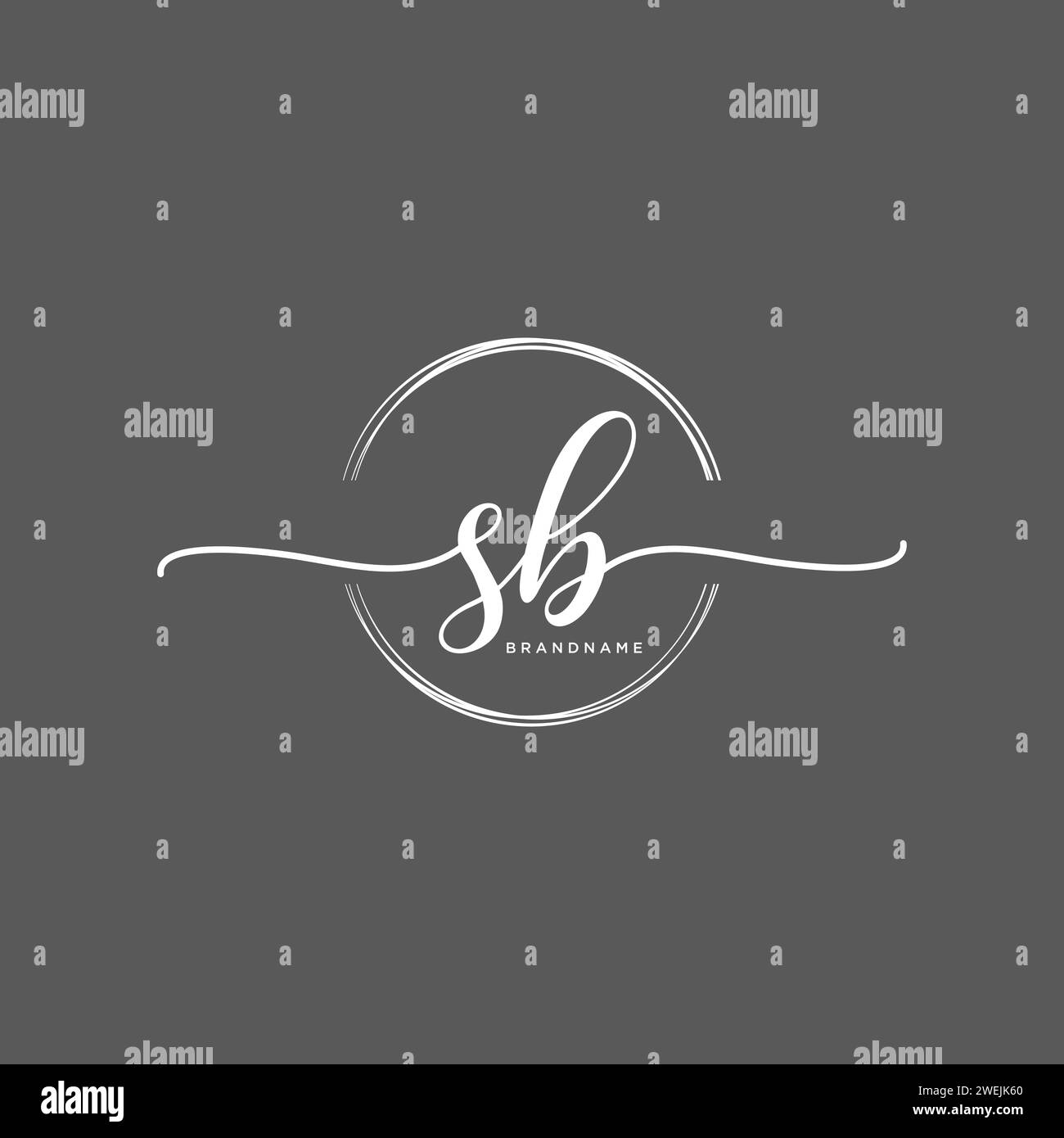 Initial sb logo vectors Black and White Stock Photos & Images - Alamy