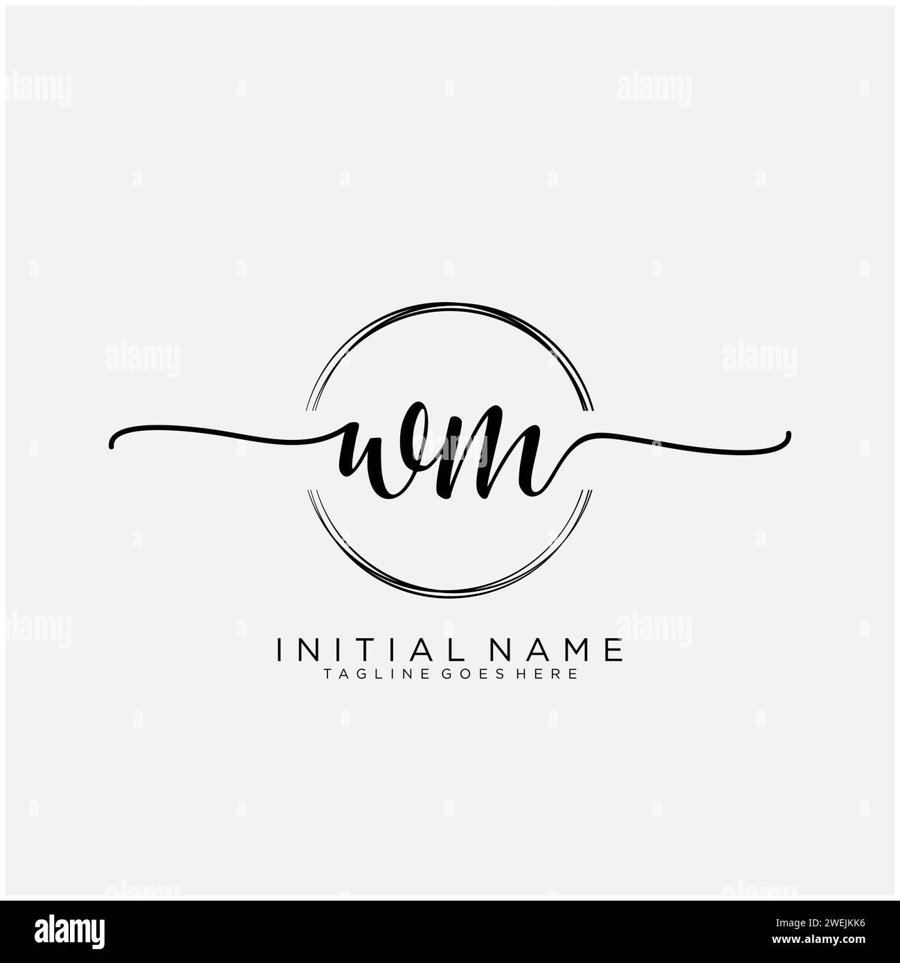 Wm fashion logo Black and White Stock Photos & Images - Alamy