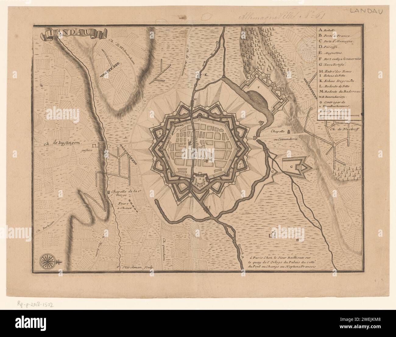 Map of landau hi-res stock photography and images - Alamy