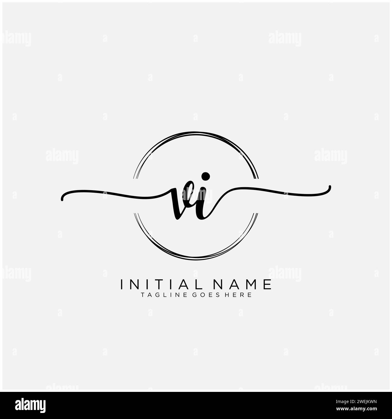 Letter vi logo Stock Vector Images - Alamy