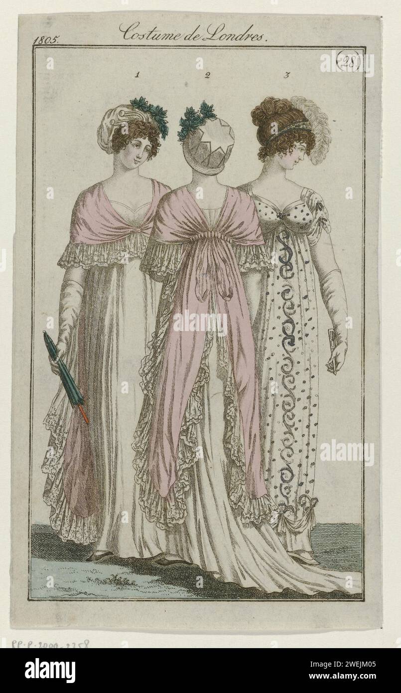 Journal of ladies and fashions, editis Frankfurt 1805, London costume ...