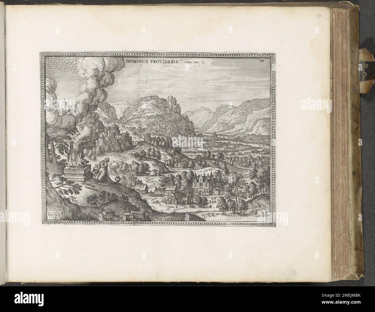 Landscape with sacrificing the Ram by Abraham and Isaac, 1653 - 1654 ...