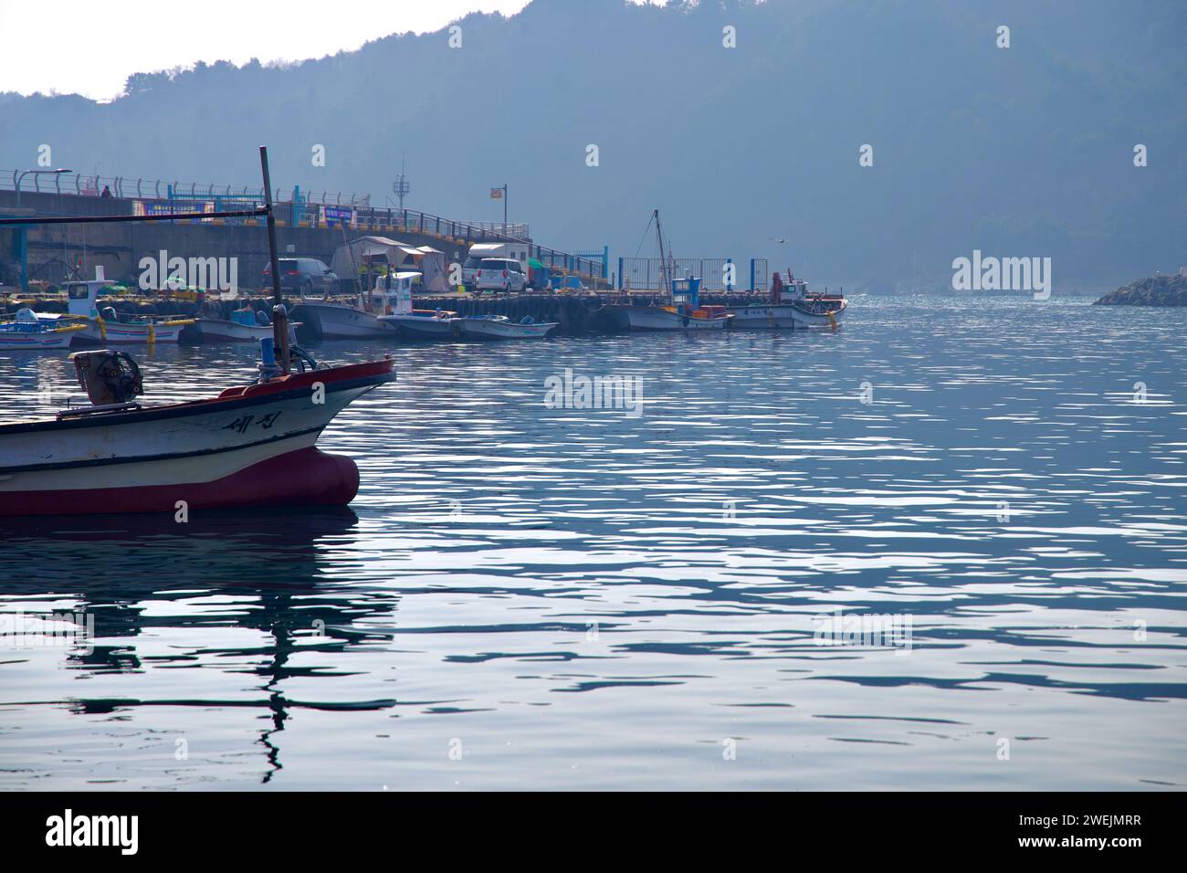 Samcheok City, South Korea - December 28, 2023: A serene view of Imwon ...