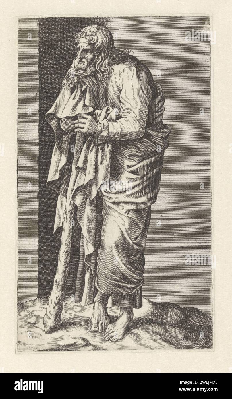 Jakobus de Mindere, c. 1555 - c. 1565 print The apostle James the ...