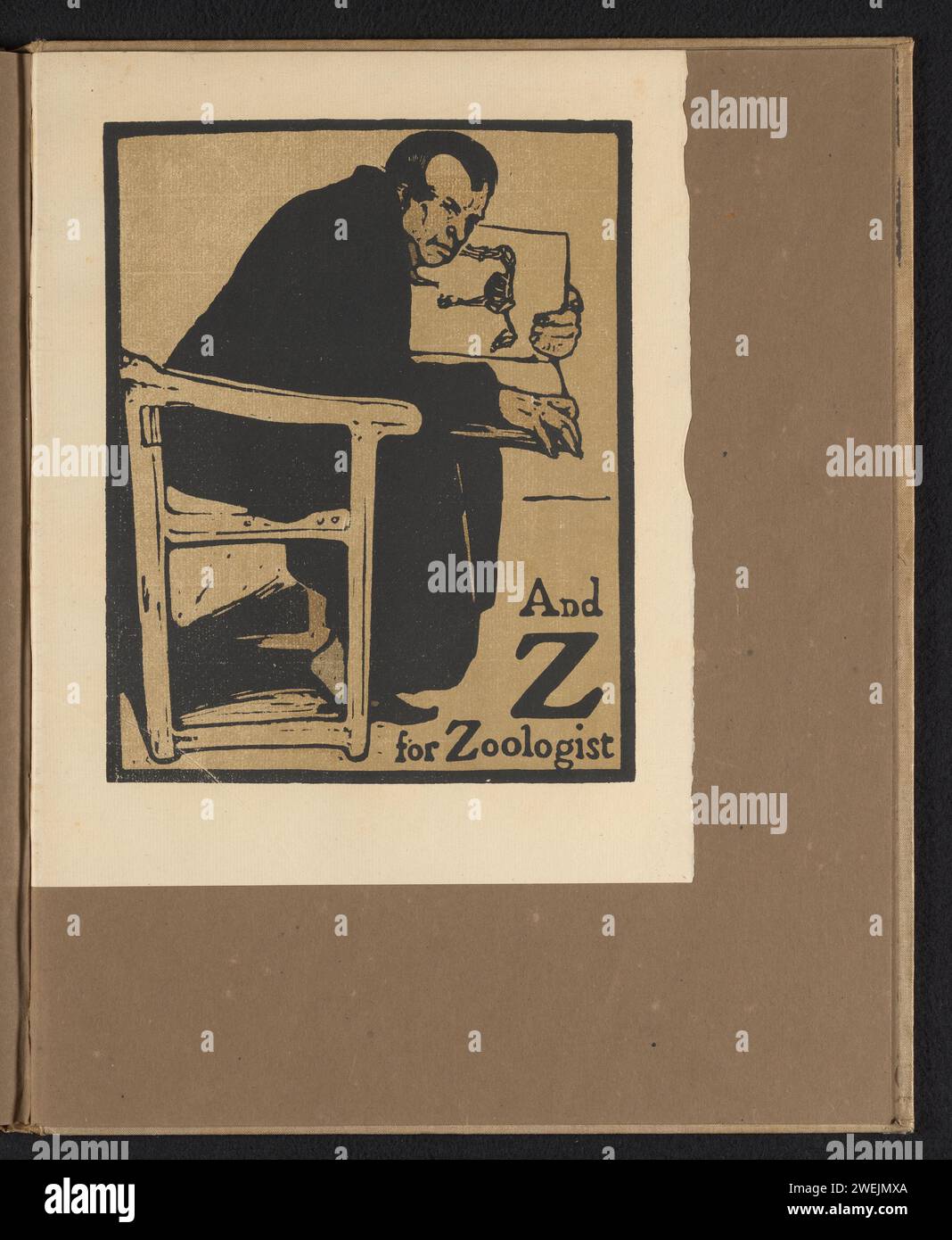 And Z for Zoologist, William Nicholson, 1898 print Print is part of a ...