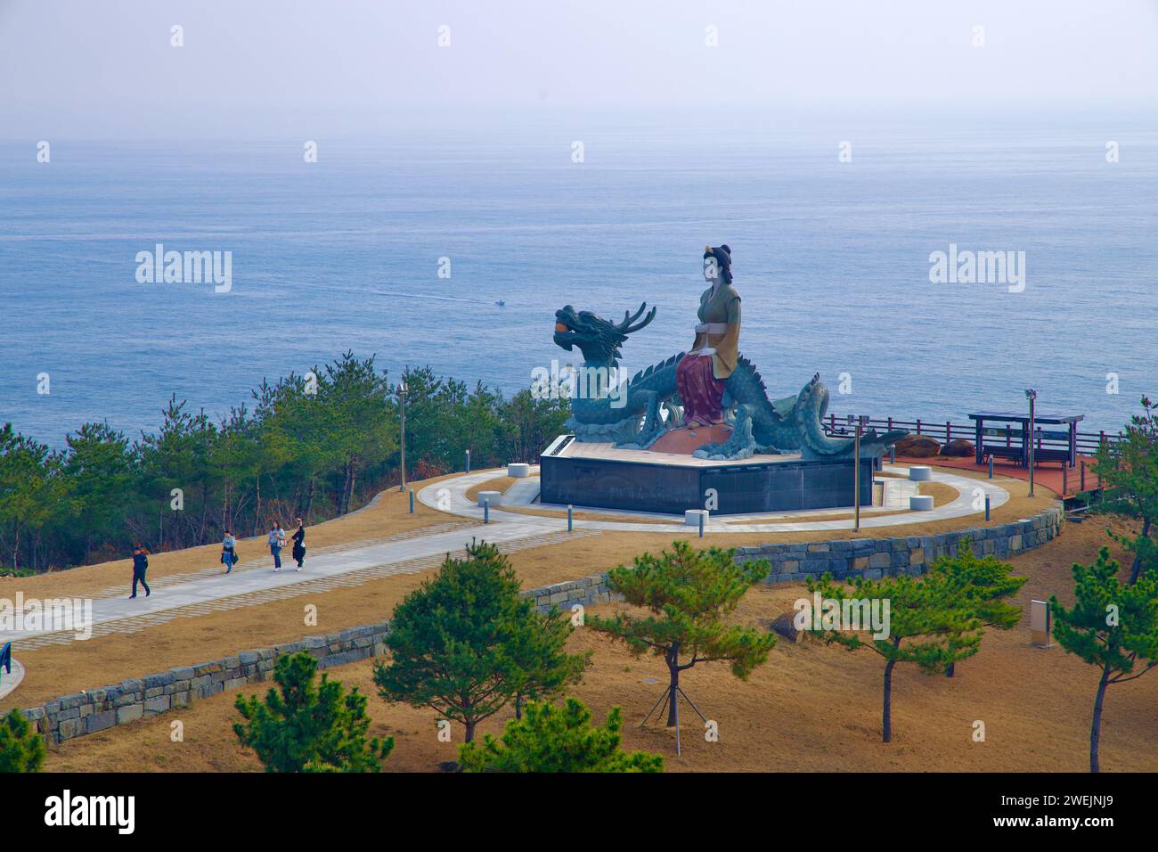 Samcheok City, South Korea - December 28, 2023: A view of the large ...