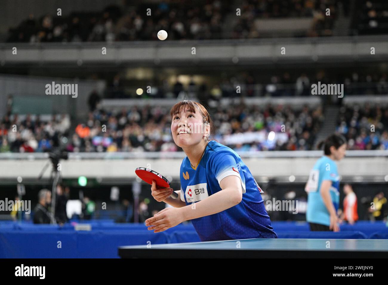 Tokyo, Japan. Credit: MATSUO. 26th Jan, 2024. Asuka Sasao Table Tennis : All Japan Table Tennis ...